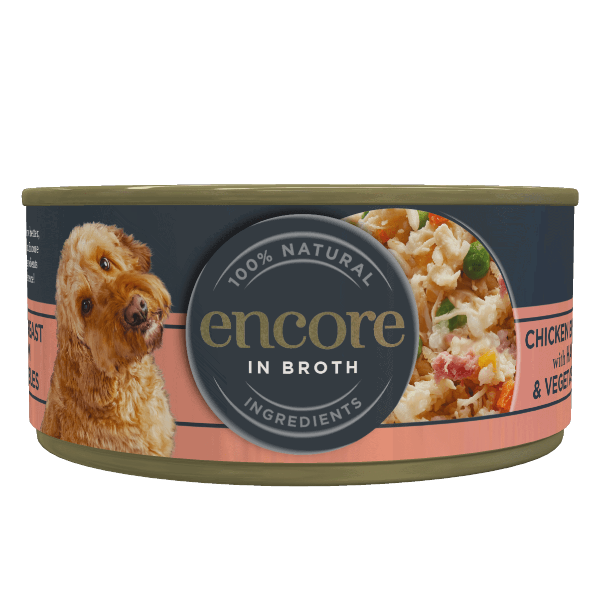 Chicken Breast & Ham Dog Food | Encore Wet Dog Food Tin